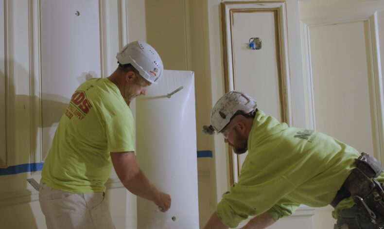 Powell Hall renovation: ornamental details are recreated on site